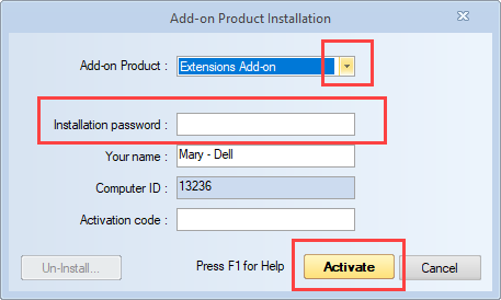Download eTakeoff Dimension and Install License with Add-on License(s) - eTakeoff